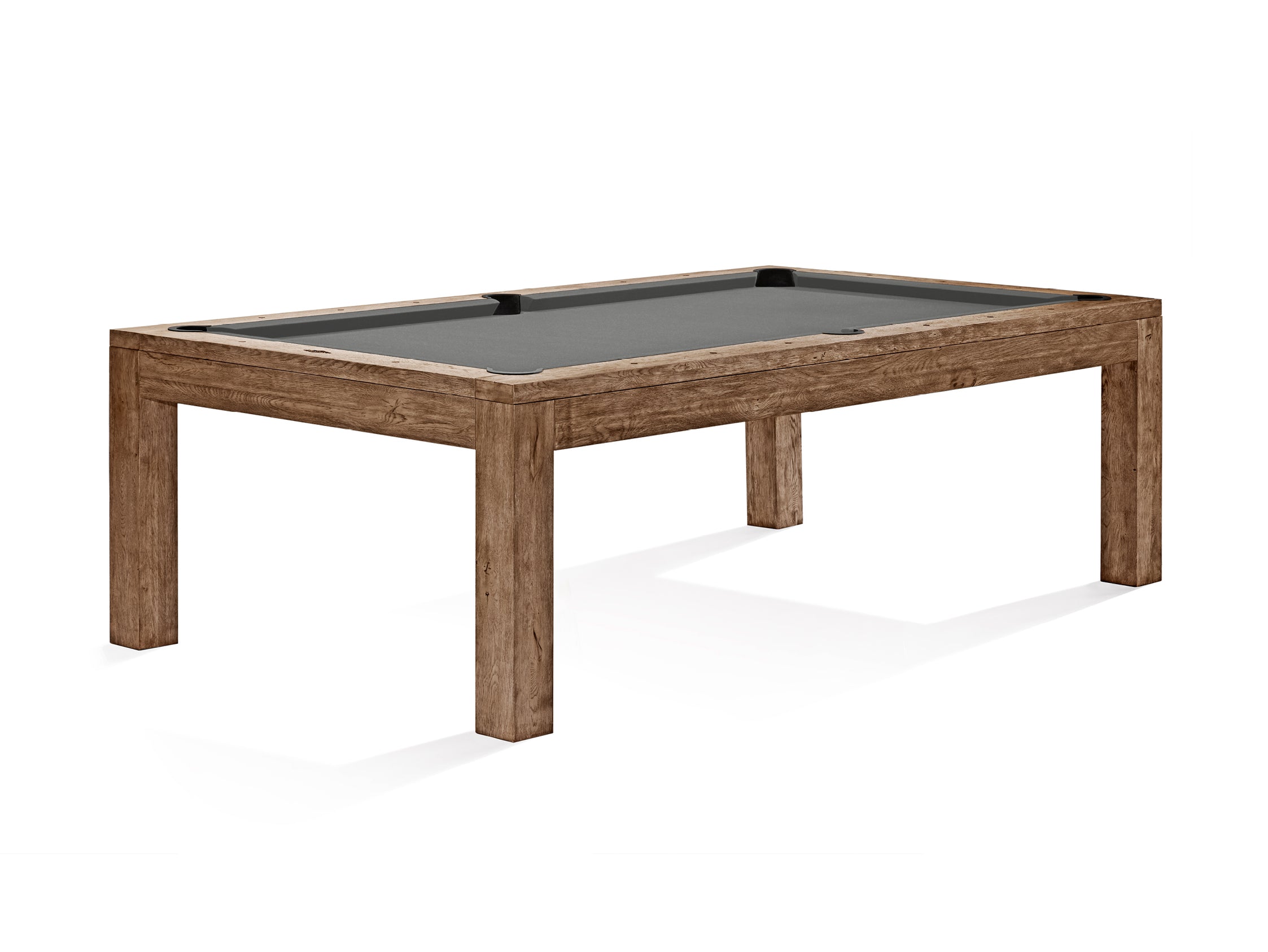 Brunswick Sanibel Pool Table - Rustic Dark Brown — Pooltables.com