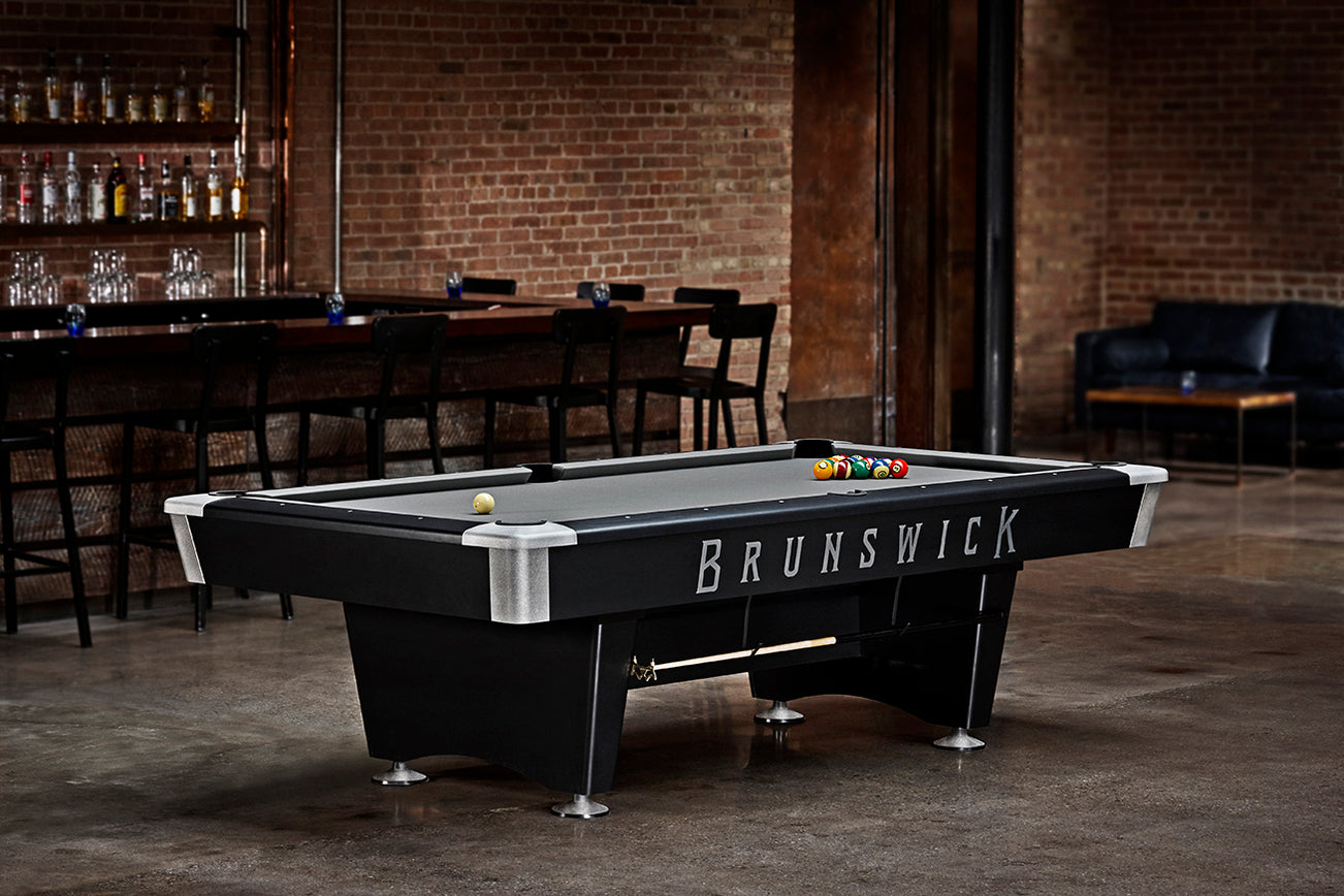 Brunswick Black Wolf 9' Pro Pool Table — Pooltables.com