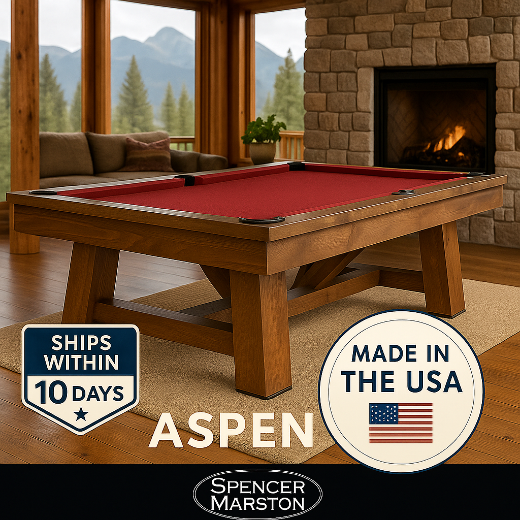 Spencer Marston 8' Aspen Pool Table — Pooltables.com