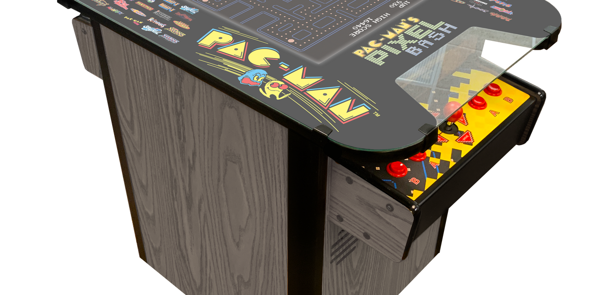 PAC-MAN's Pixel Bash Cocktail Table (32 in 1) — Pooltables.com