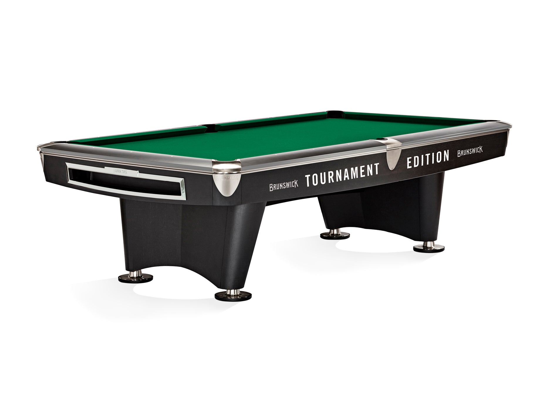Brunswick Gold Crown VI 9' Tournament Matte Black — Pooltables.com