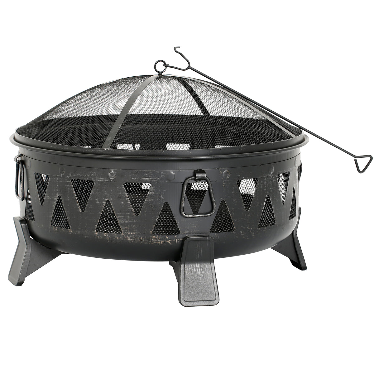 HEATMAXX 35" Outdoor Round Fire Pit — Pooltables.com