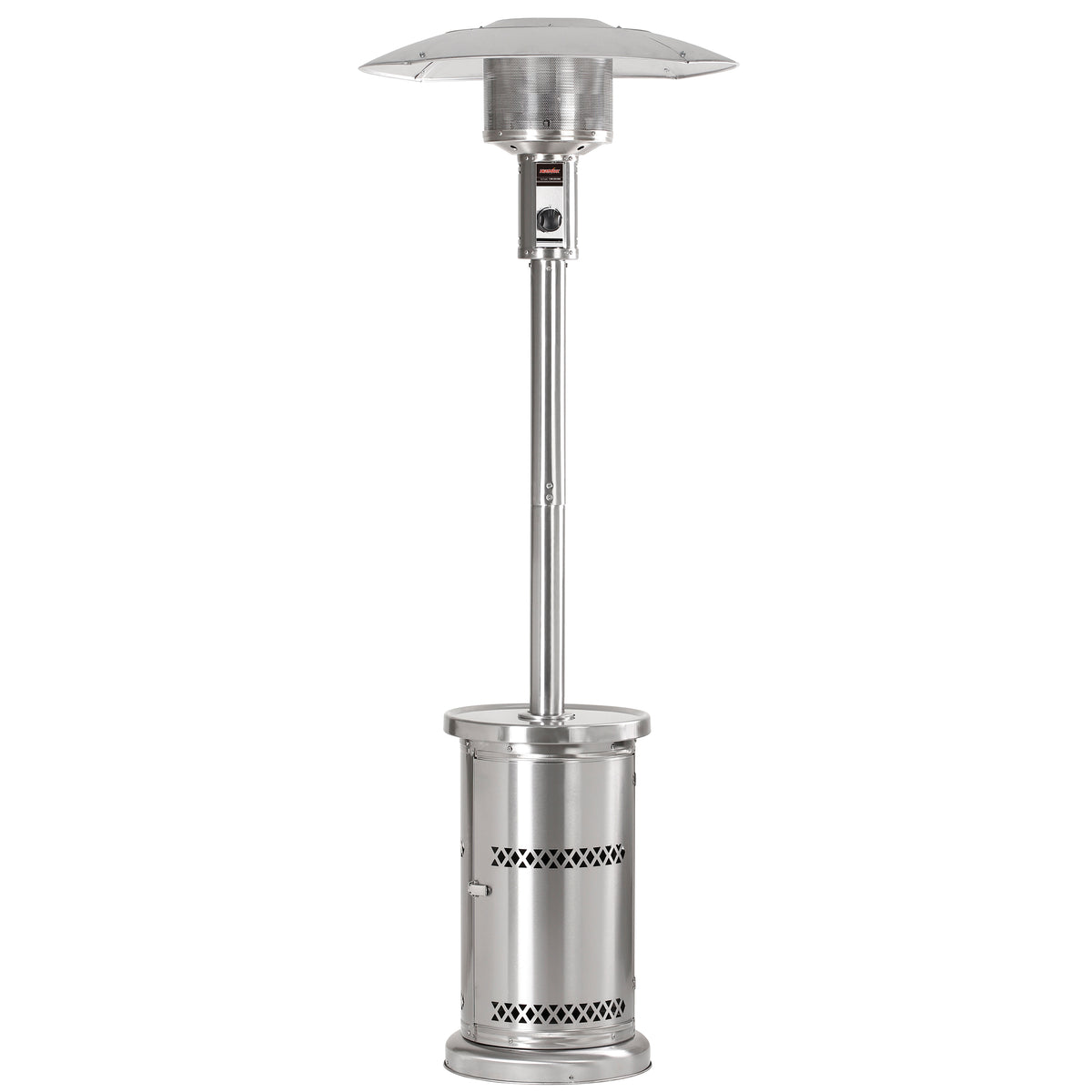 HEATMAXX Stainless Outdoor Gas Patio Heater — Pooltables.com