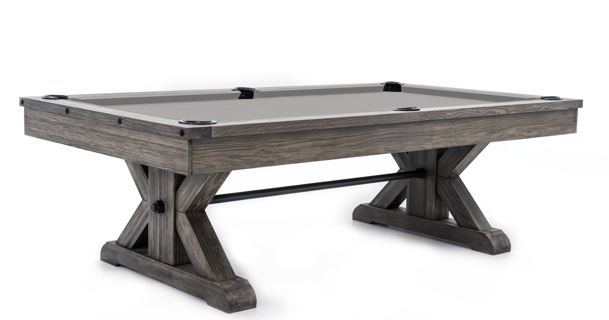 Otis Pool Table - Weathered Grey Finish — Pooltables.com