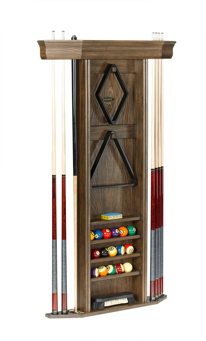 Brunswick Heritage Wall Rack — Pooltables.com