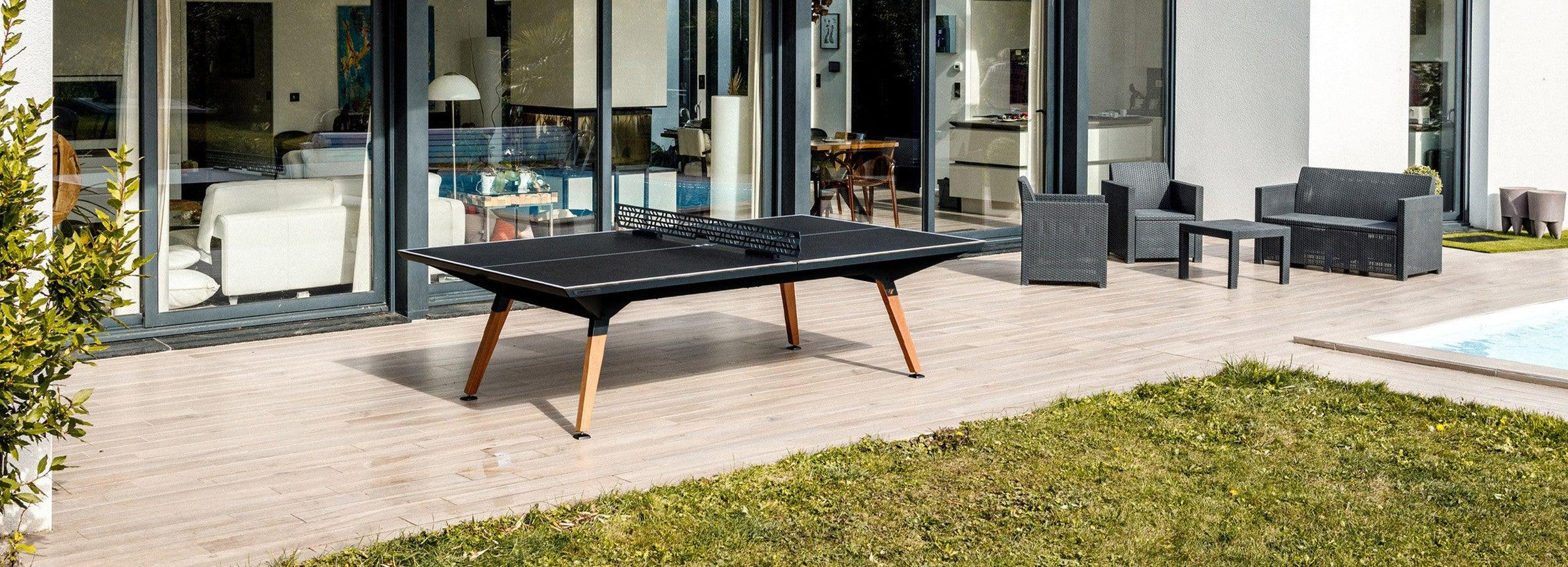 Cornilleau Lifestyle Convertible Outdoor Ping Pong Table — Pooltables.com