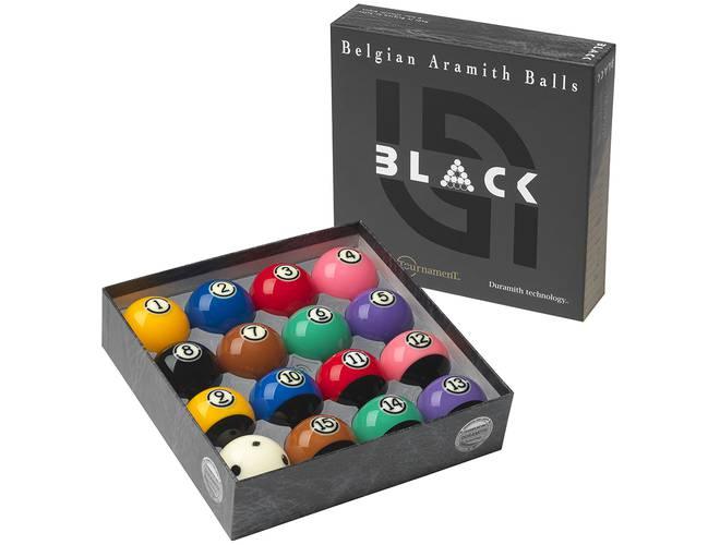 Aramith Tournament Black Ball set — Pooltables.com
